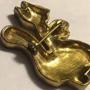 Vintage | Jewelry | Antique Cclasp Gold Tone Squirrel Brooch Pin | Poshmark